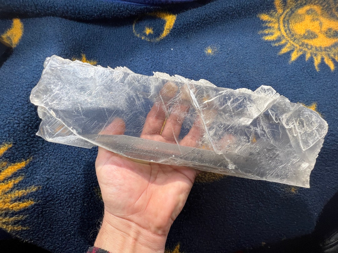 Large Selenite Satin Spar Gypsum Crystal With Phantoms 015 a Wonderful ...