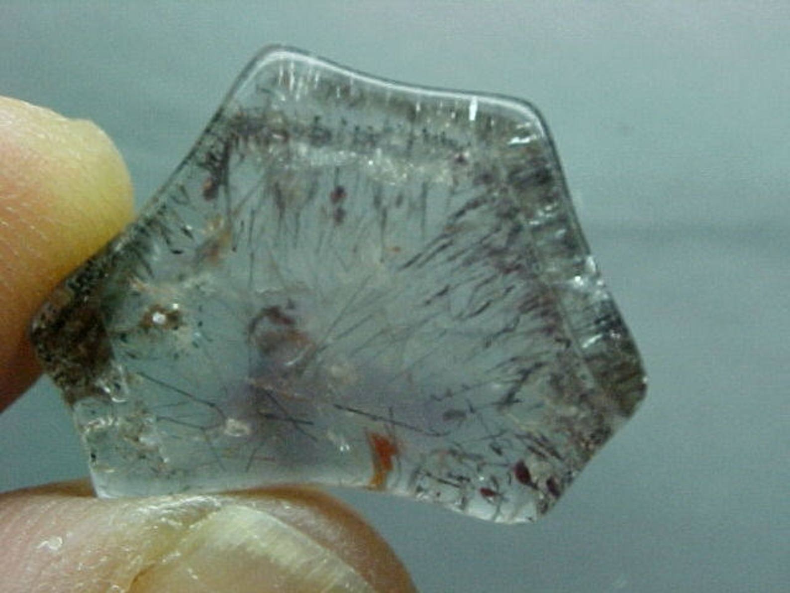 Agape Crystal Sacred Seven Quartz Slice Super Fine Minerals - Etsy