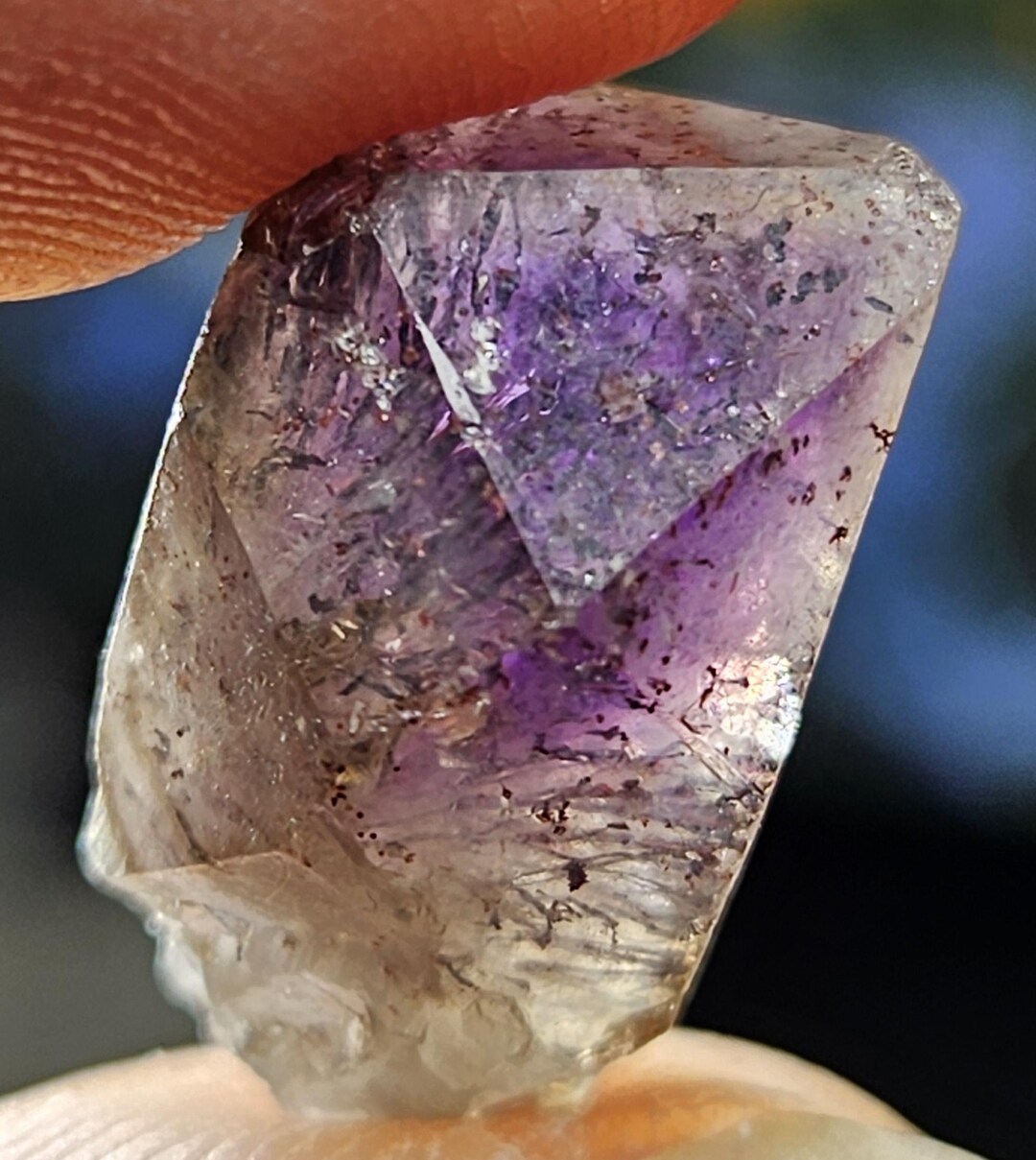 Sacred Seven Agape Crystal Double Terminated Amethyst Elestial Beta ...