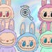 Labubu PNG Bundle | 10 Cute Cartoon Character Clipart Files | Digital ...