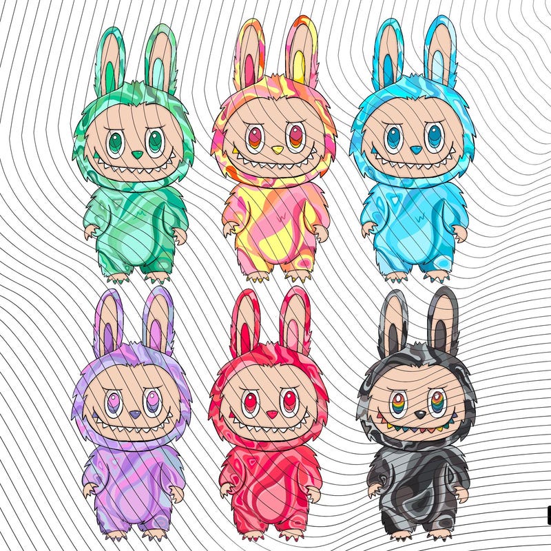 Labubu Clipart - Etsy