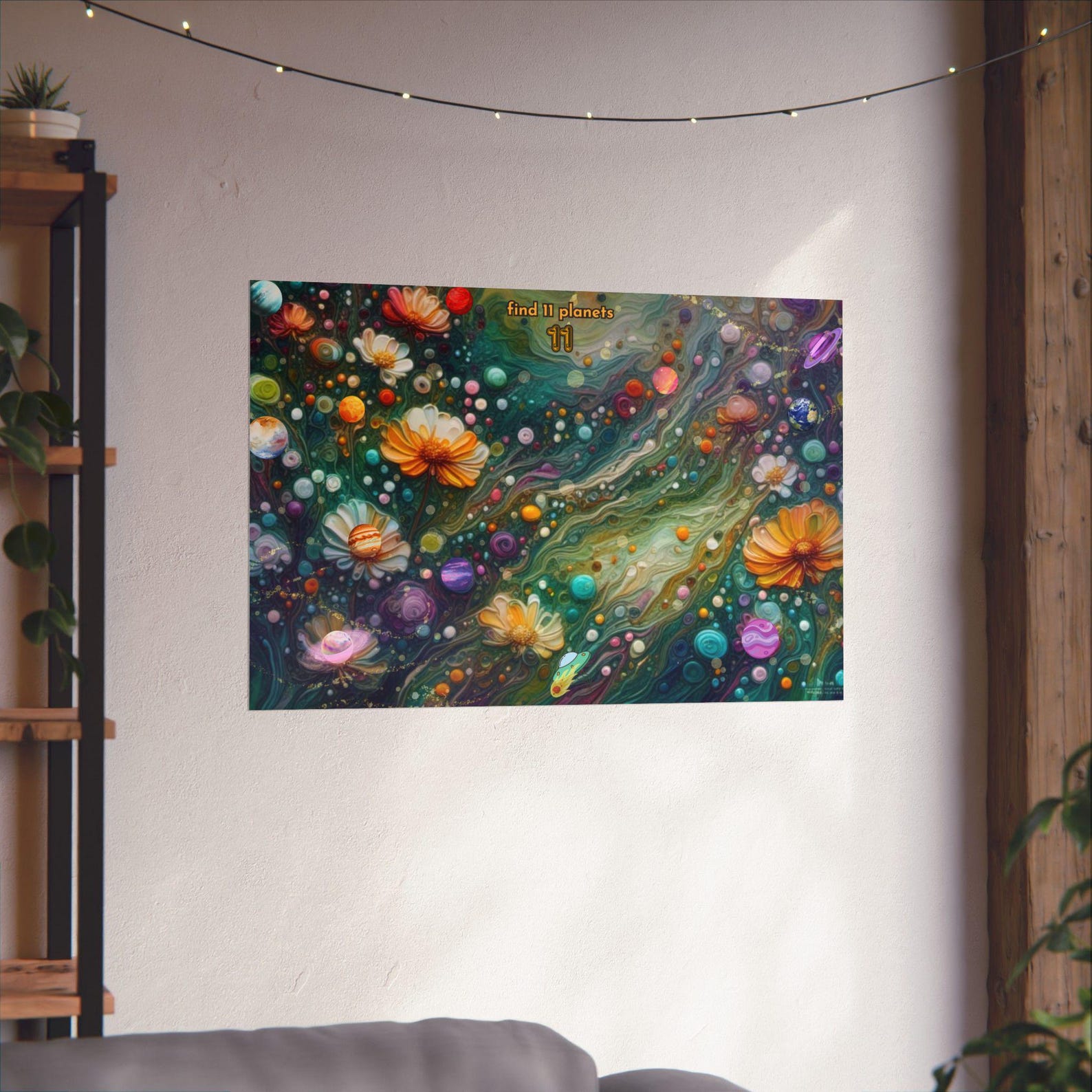 Hidden Object Find the Planets Poster Matte Horizontal Posters Original ...