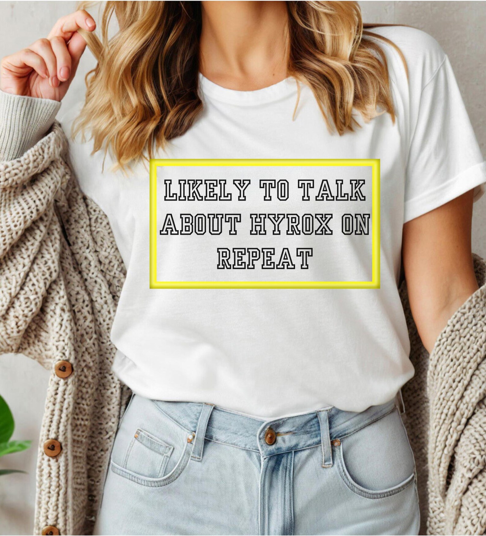 Likely to Talk About Hyrox on Repeat,funny Hyrox Tshirt,fitness Gift ...