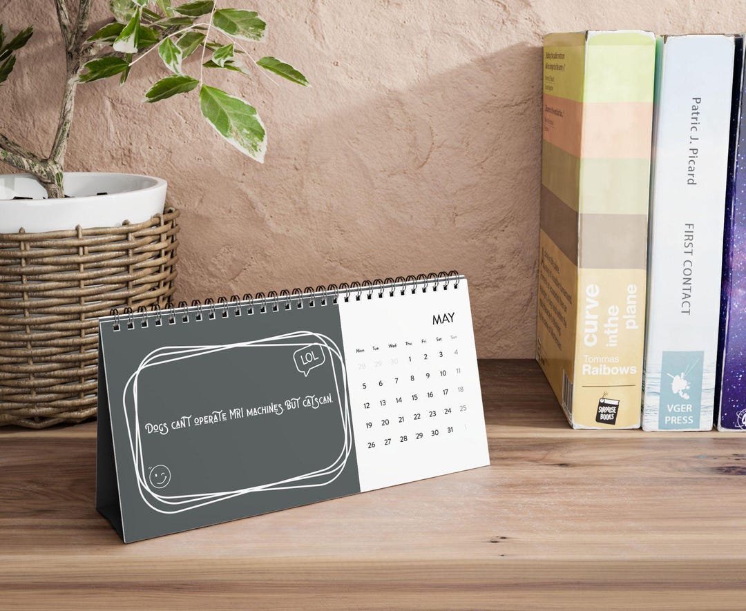 2025 Dad Joke Desk Calendar,funny Desk Calendar,2025 Calendars,dad Joke ...