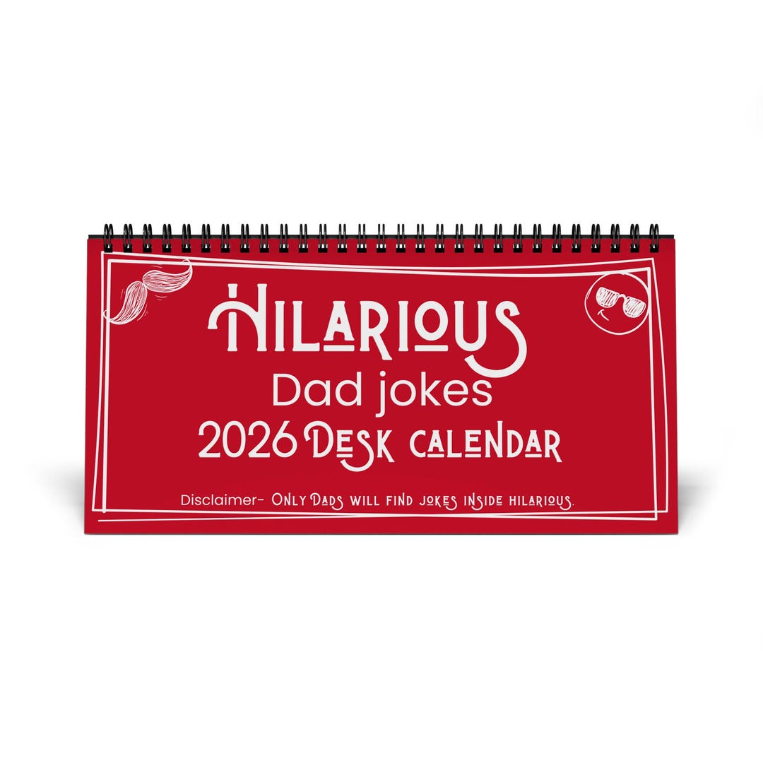 Hilarious Dad Joke 2026 Desk Calendar,funny Desk Calendar,2026 ...