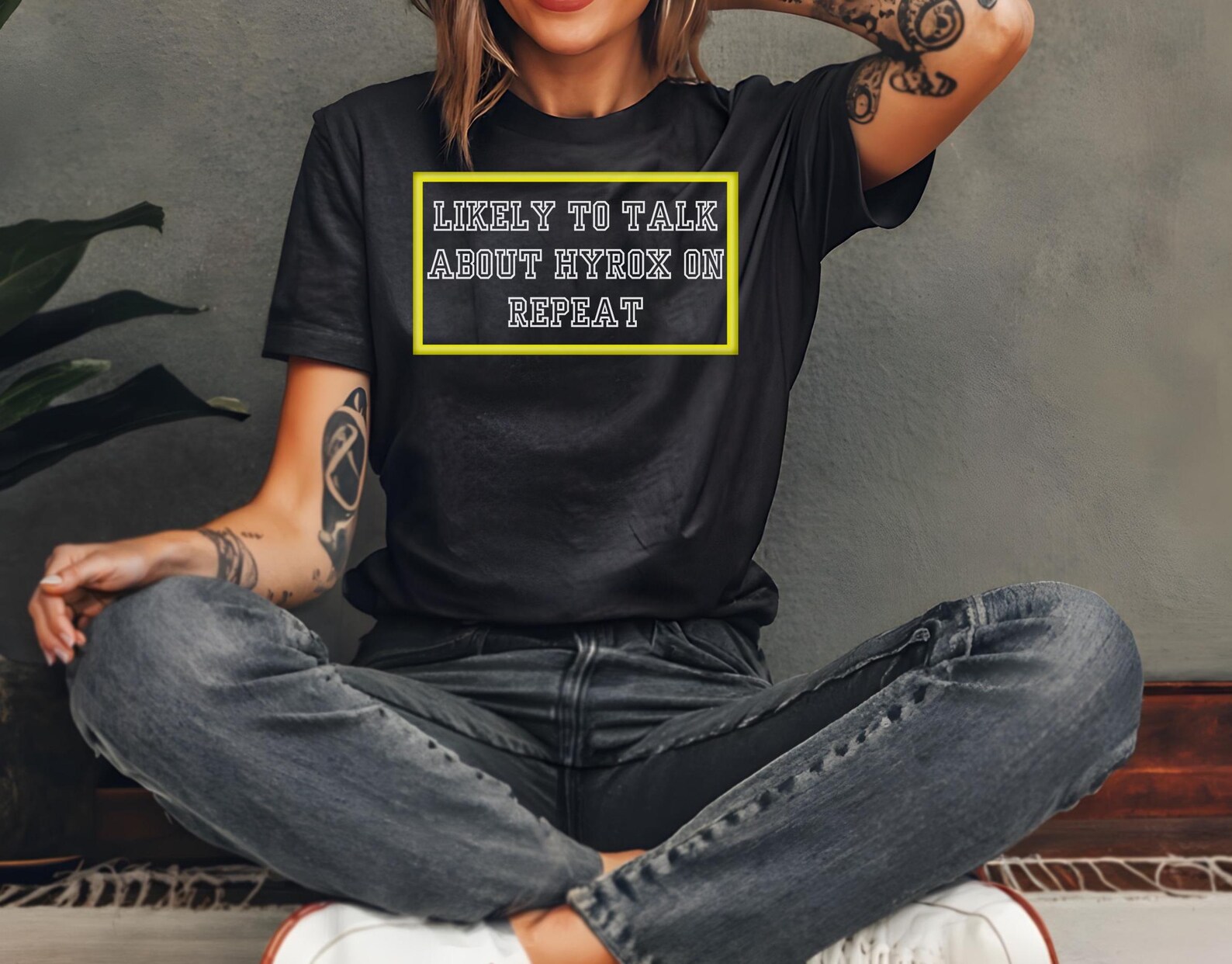 Likely to Talk About Hyrox on Repeat,funny Hyrox Tshirt,fitness Gift ...