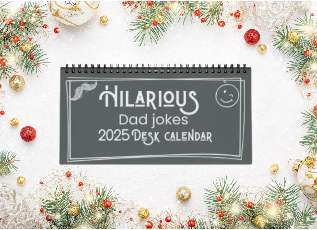 2025 Dad Joke Desk Calendar,funny Desk Calendar,2025 Calendars,dad Joke ...