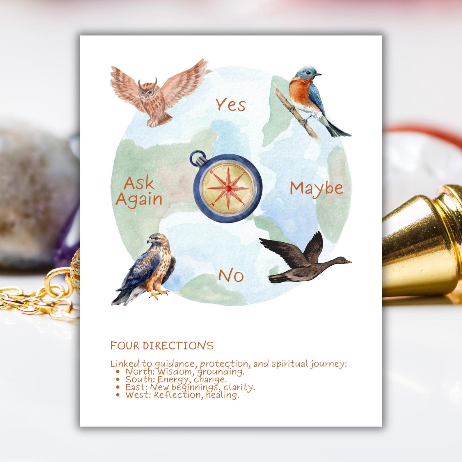 Four Printable Pendulum Boards Bundle | Moon Phases, Seasons, Elements ...