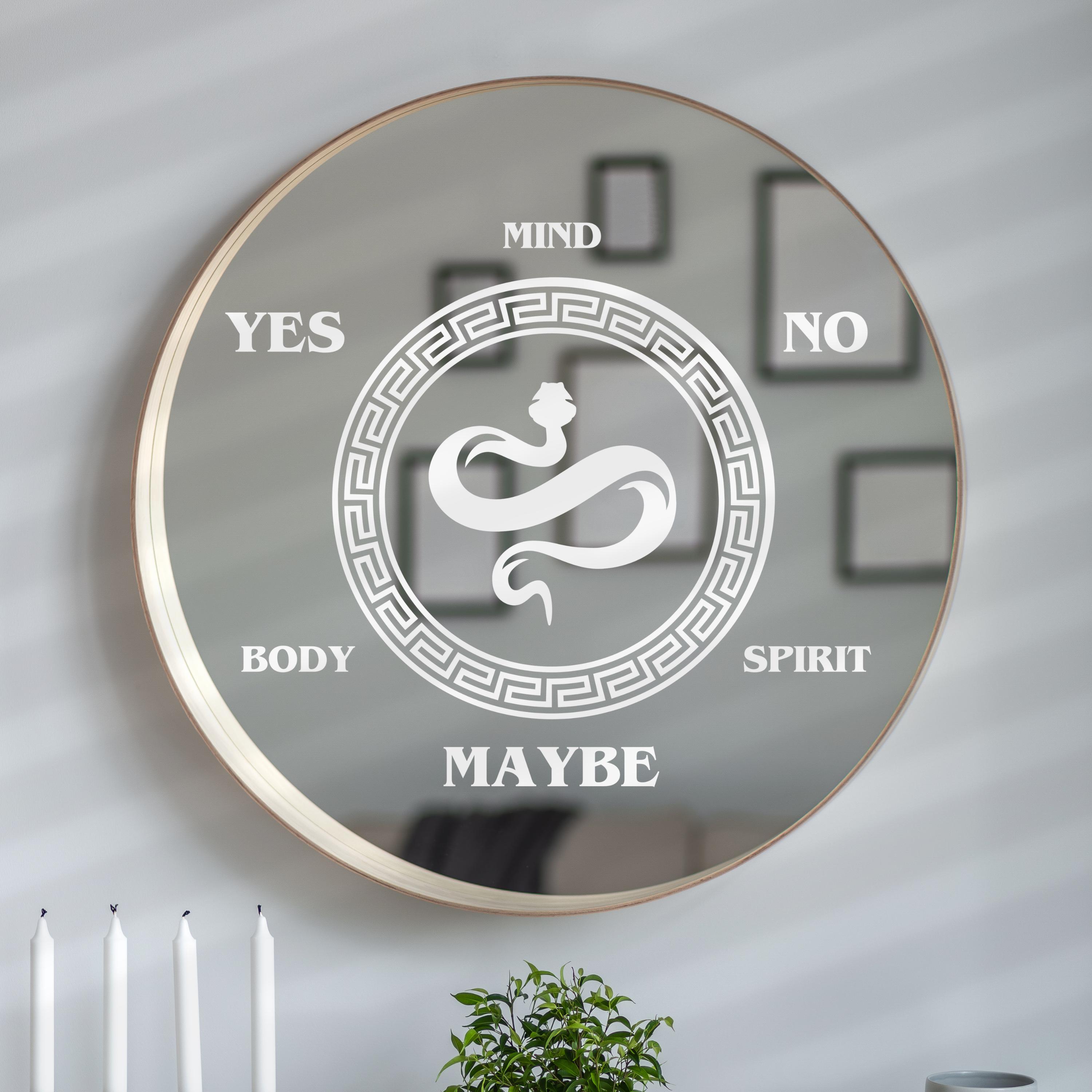 Yes No Pendulum Board Printable SVG | Round Mystical Divination Tool ...