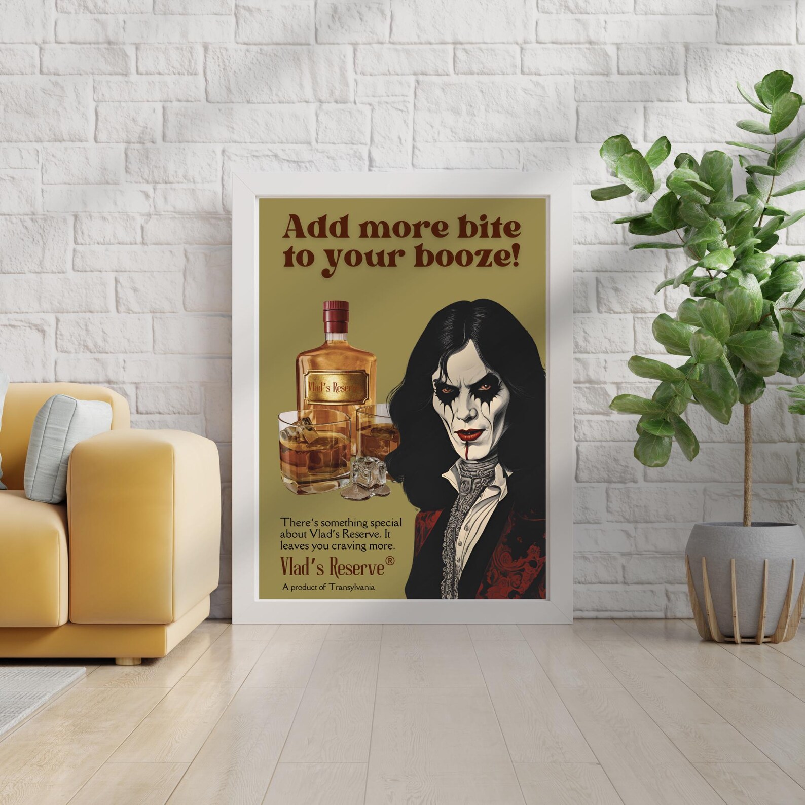 Retro 1960s Vampire Whiskey Ad | Vlad's Reserve Printable Vintage ...