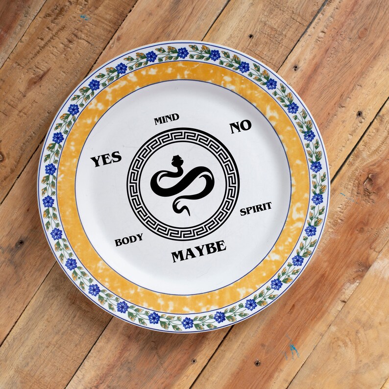 Yes No Pendulum Board Printable SVG | Round Mystical Divination Tool ...