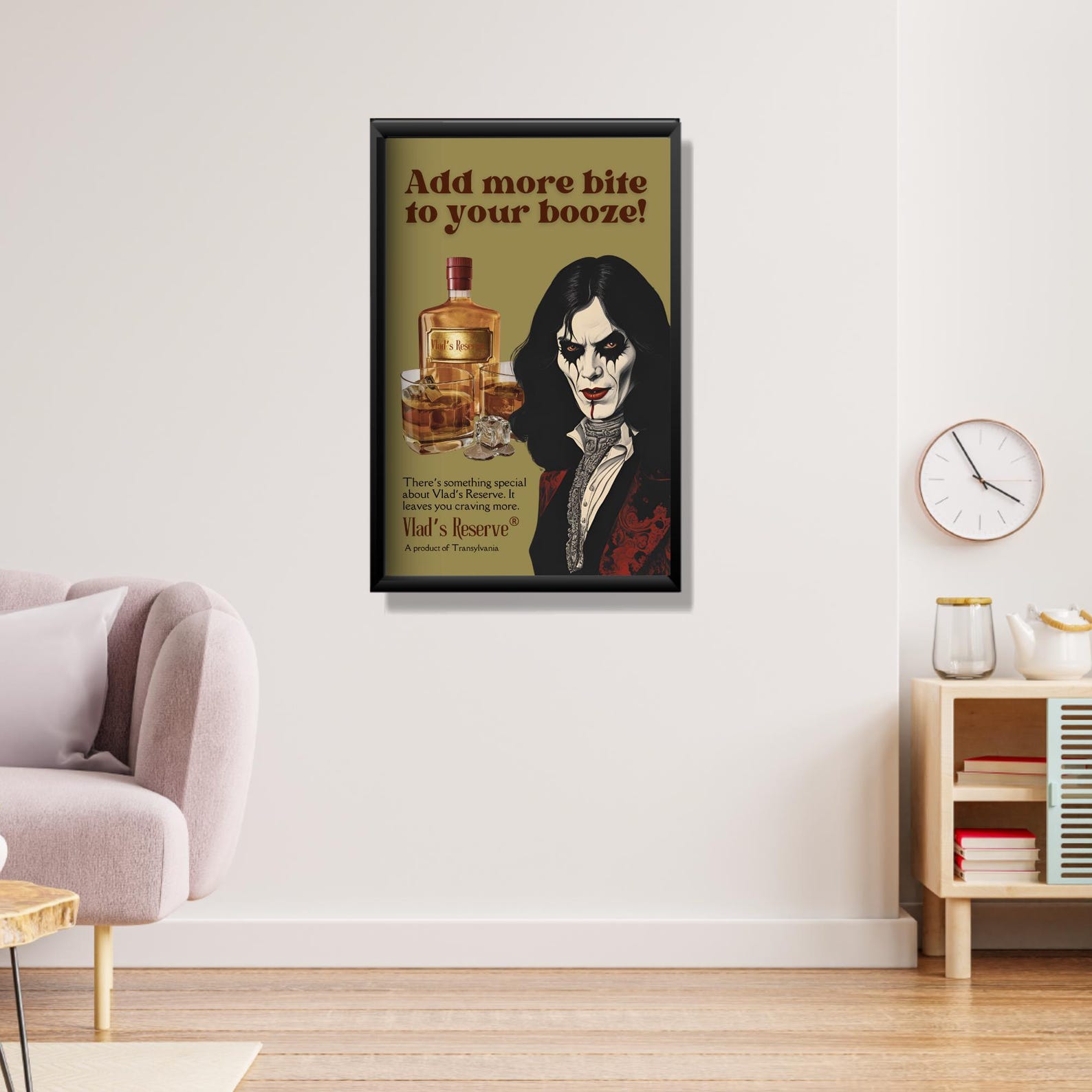 Retro 1960s Vampire Whiskey Ad | Vlad's Reserve Printable Vintage ...