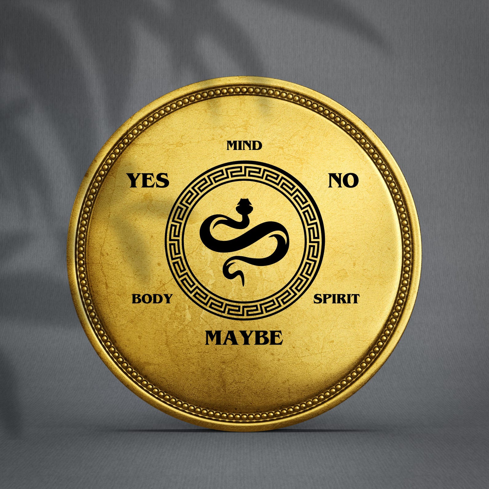 Yes No Pendulum Board Printable SVG | Round Mystical Divination Tool ...