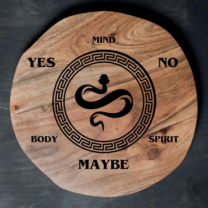 Yes No Pendulum Board Printable SVG | Round Mystical Divination Tool ...