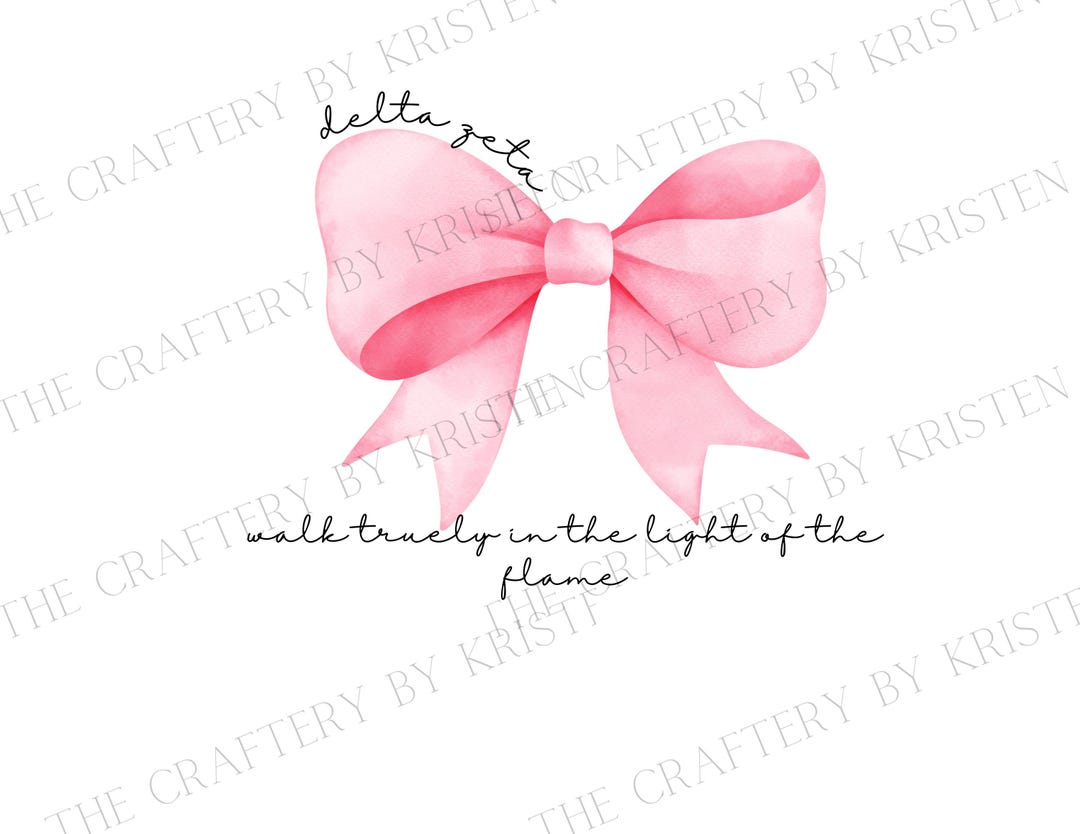 Delta Zeta Sorority Digital Design Bundle: Greek Letters, Simplistic ...