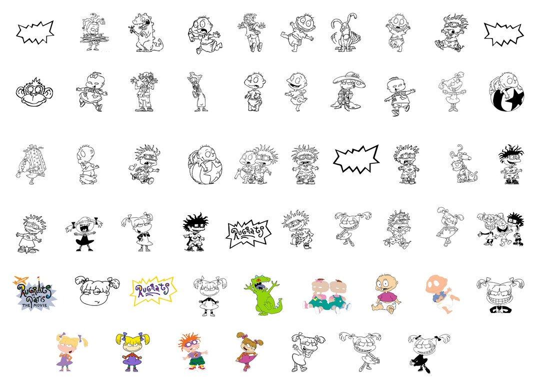 Rugrats Bundle Rugrats Svg Rugrats Png Digital Files Digital Svg Files ...