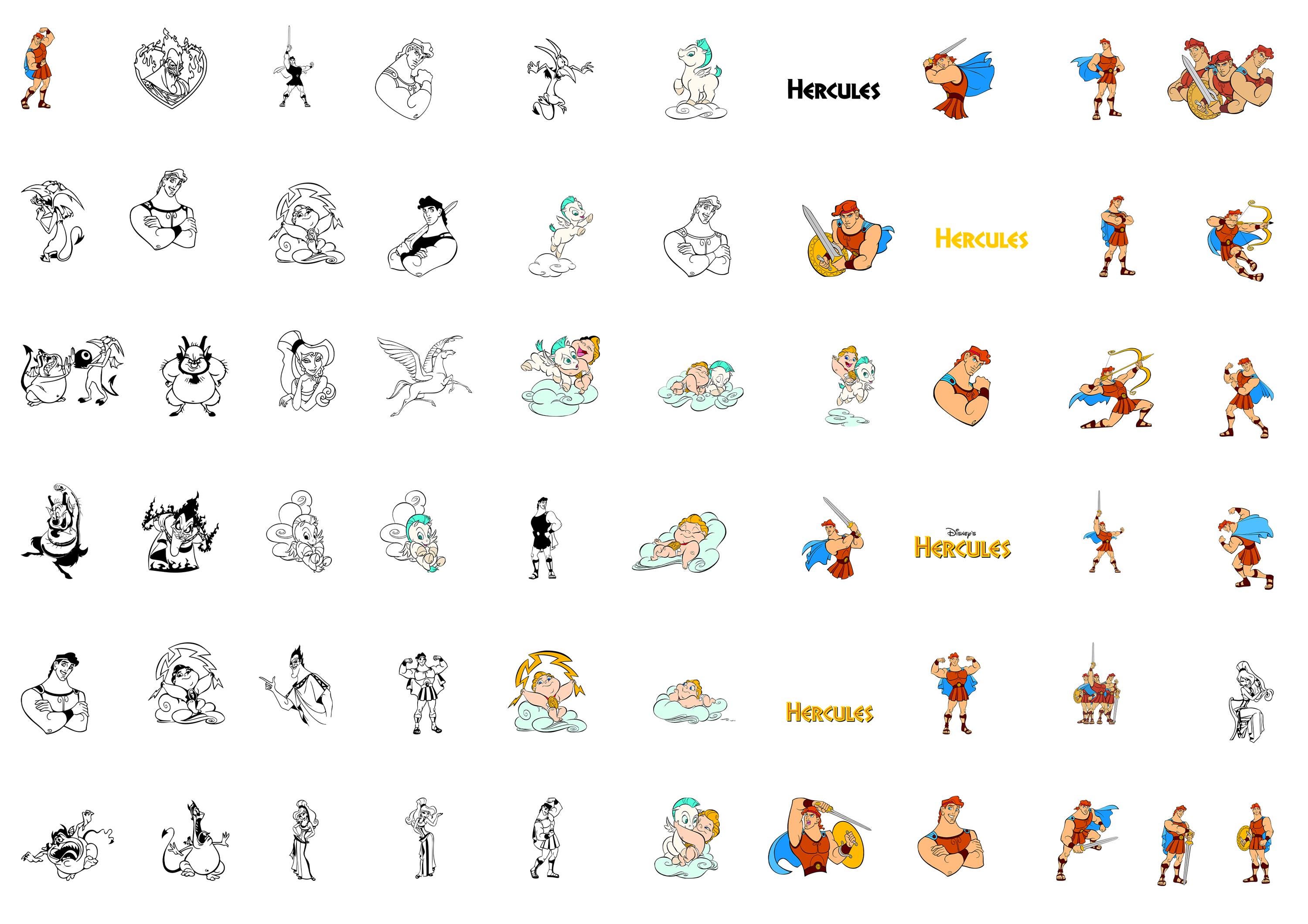 Hercules Bundle Hercules Svg Hercules Png Digital Files Digital Svg ...