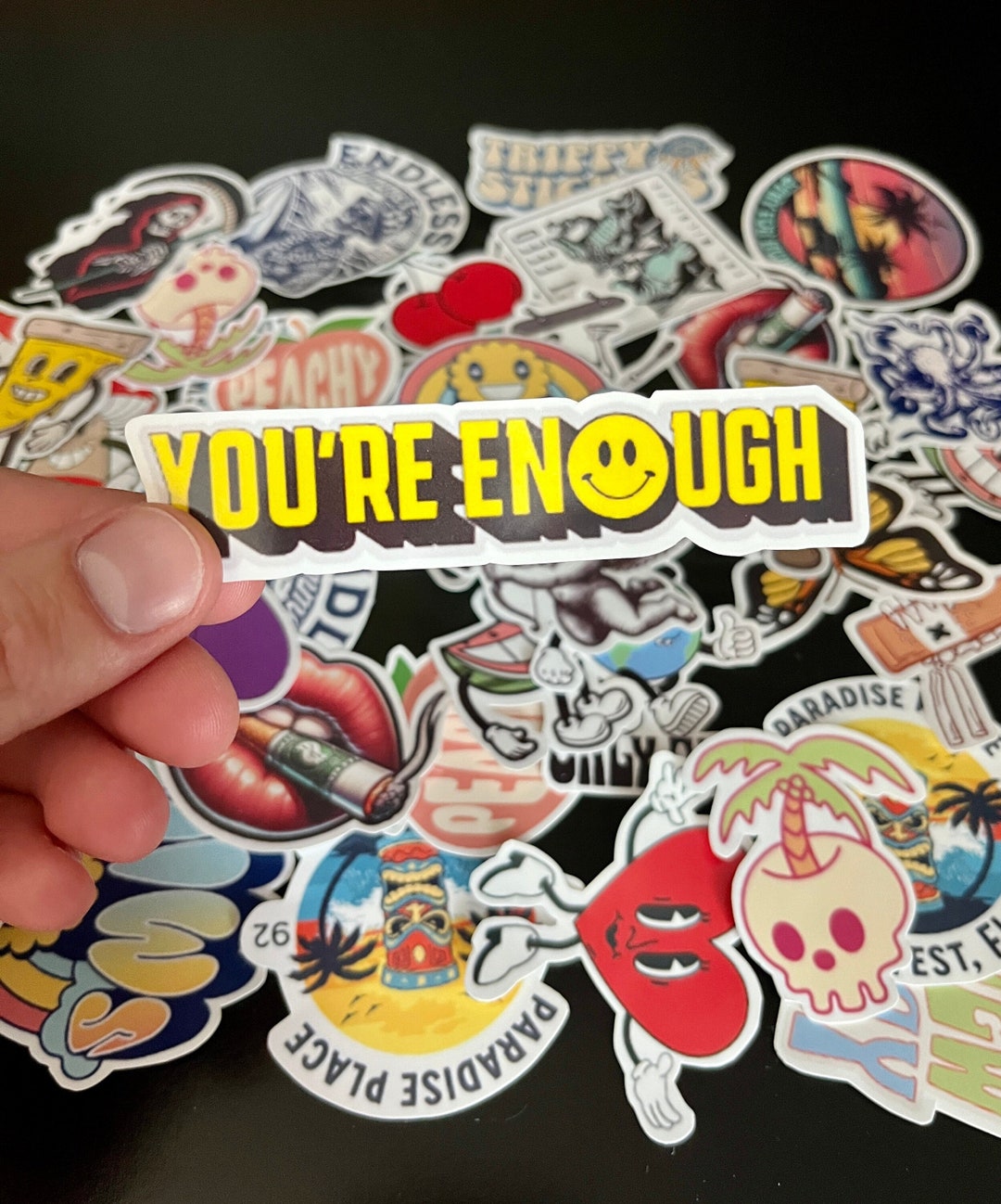 Positive Affirmation Sticker for Water Bottle Positive Message Sticker ...