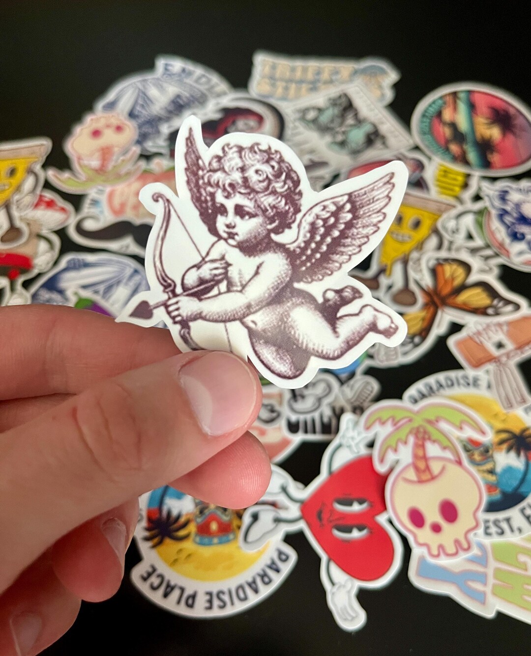 Cherub Angel Sticker for Laptop Love Stickers for Scrapbook Vinyl ...