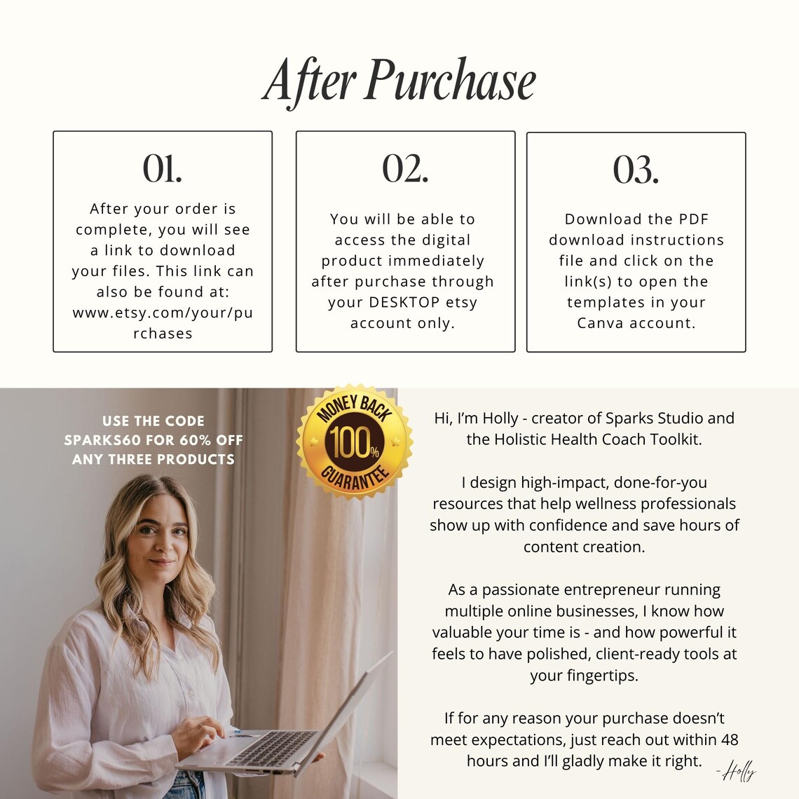 Holistic Coach Bundle - Canva Templates for Wellness Coaches - Intake ...