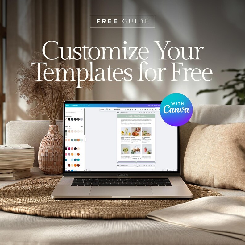 Sober Lifestyle Drink Alternatives Guide Canva Template for Wellness ...