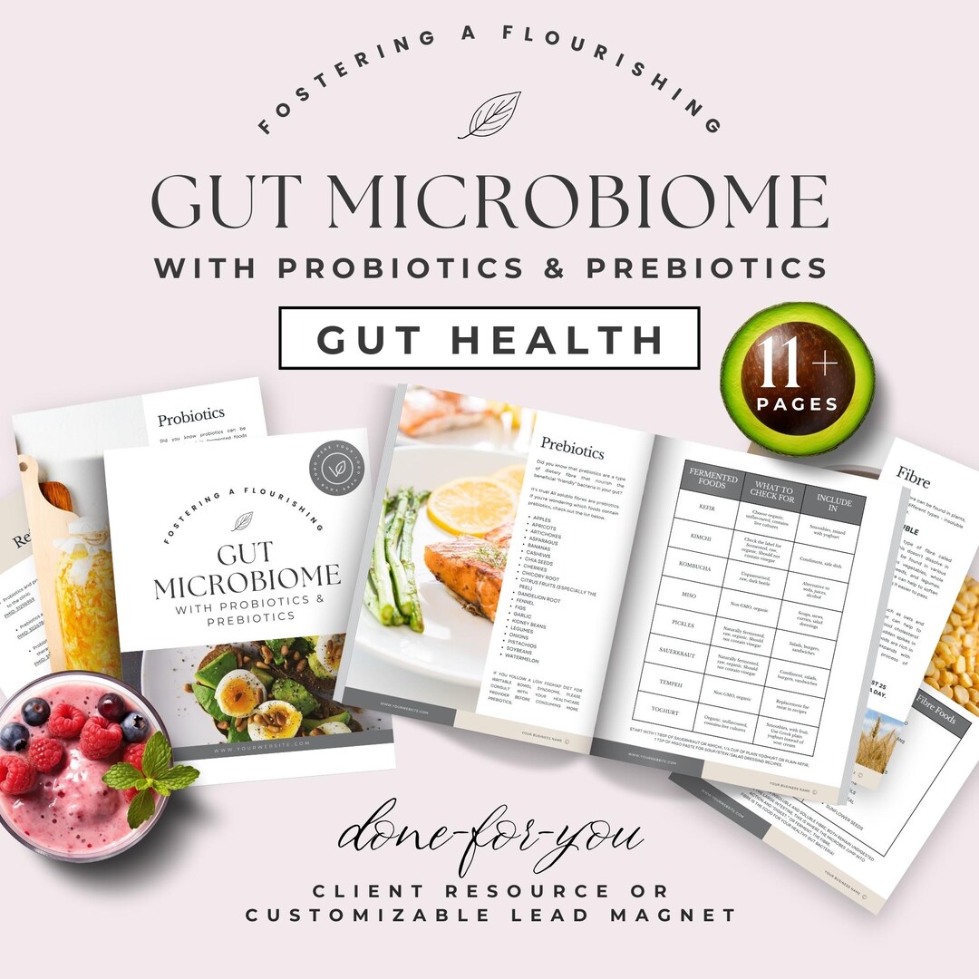 Health Coaching Program Template, Nutrition Coach Guide, Gut Health ...