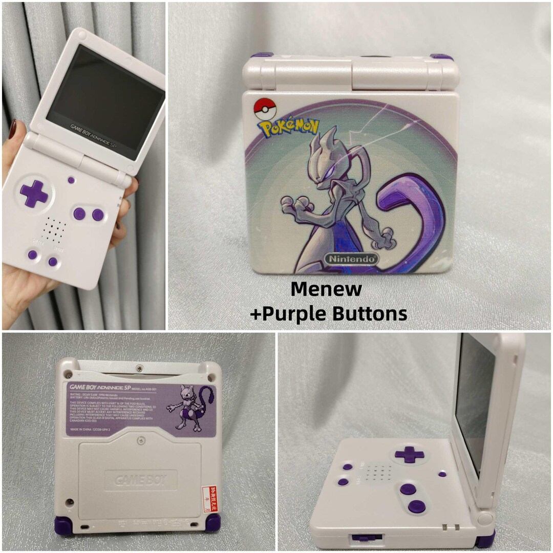 Modded Custom Nintendo Gameboy Advance SP Ags 001 / Ips Handheld GBA Sp ...