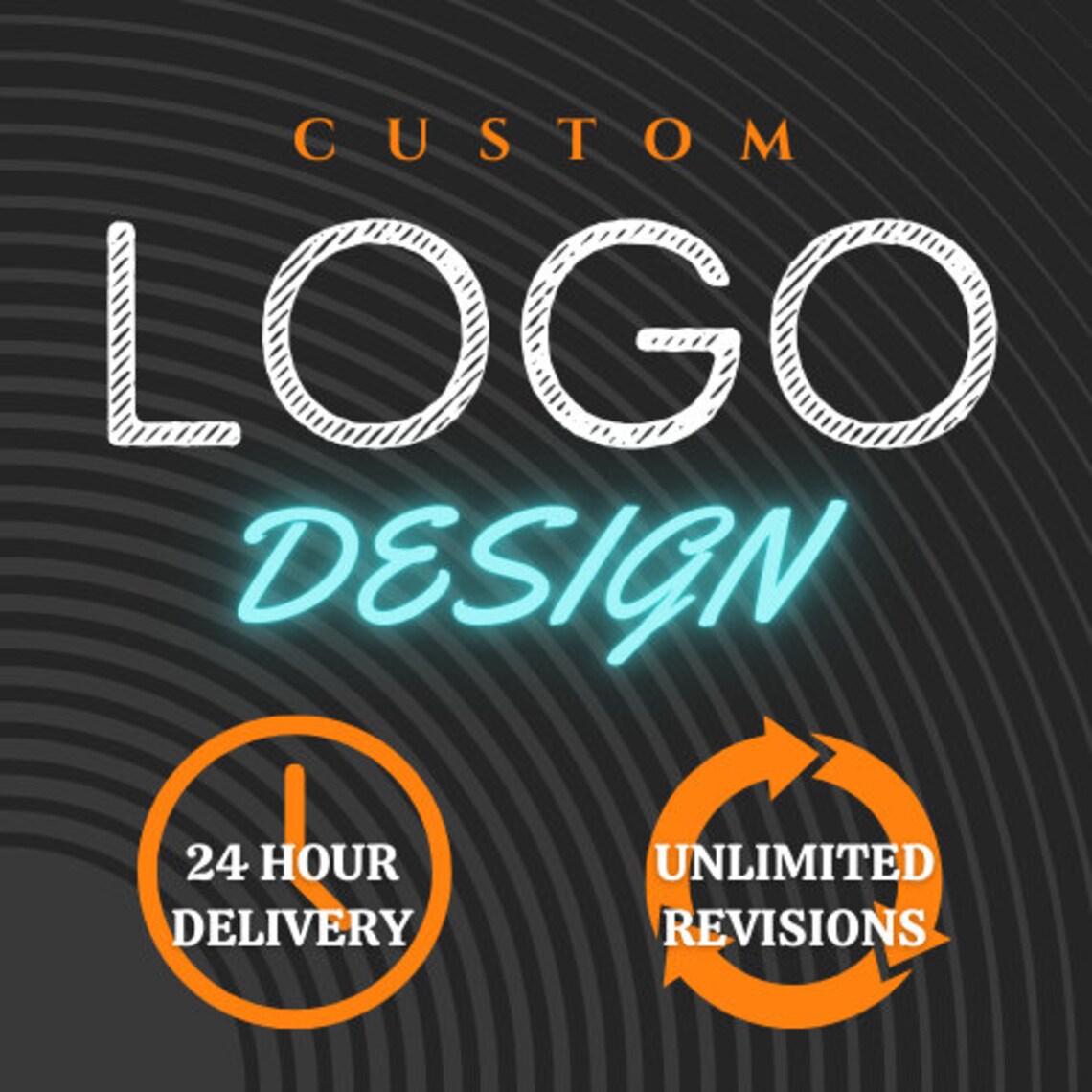 Custom Logo Design-unlimited Revisions-24 Hour Turn-around - Etsy