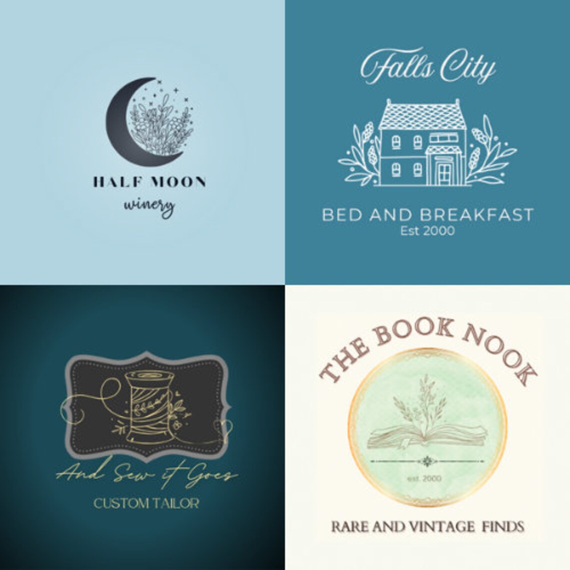 Custom Logo Design-unlimited Revisions-24 Hour Turn-around - Etsy