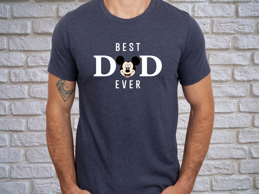 Best Dad Ever Shirt, Mickey Mouse, Disney Dad, Father's Day T-shirt ...