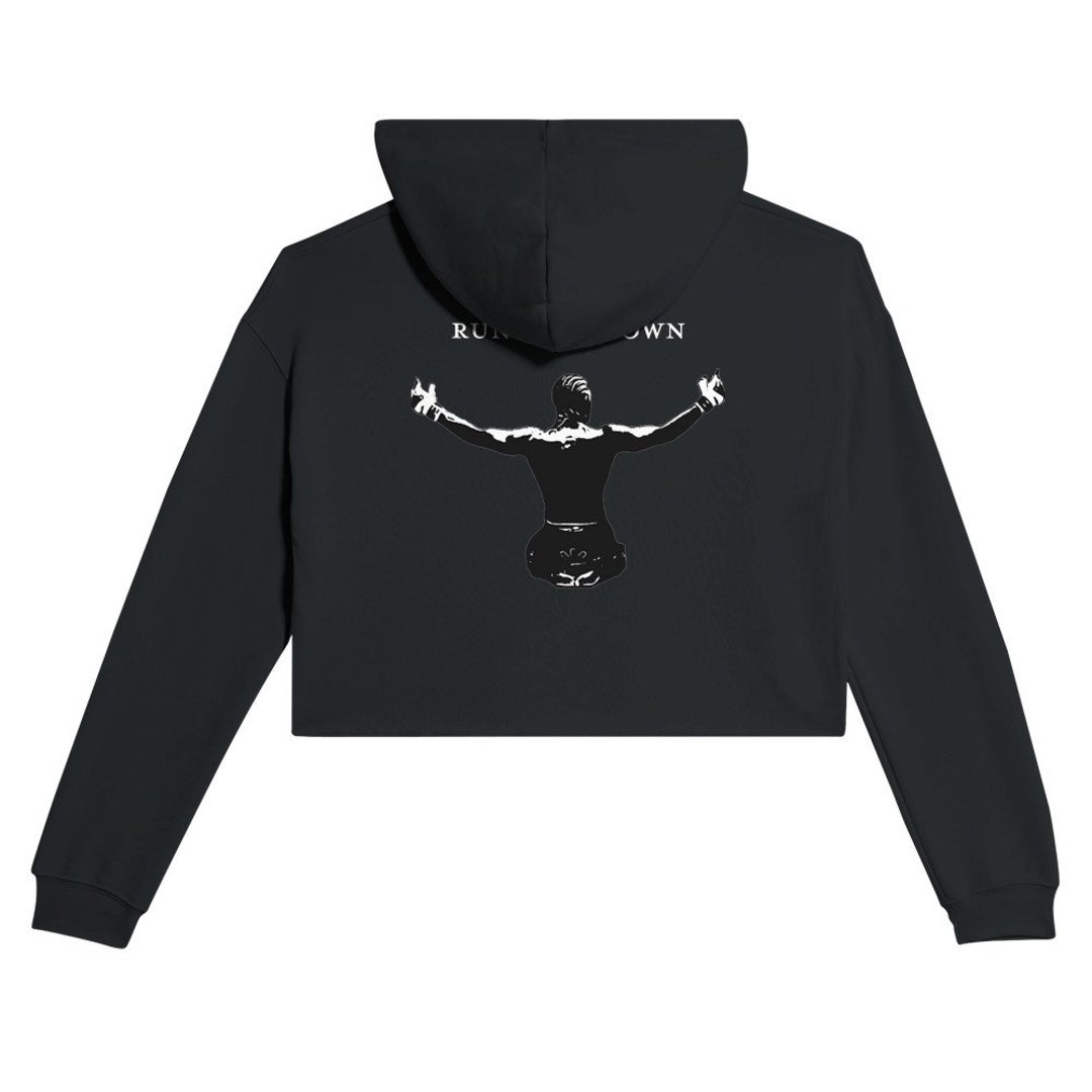 Woman's Cropped Hoodie, Cole the Machine Faust, Run This Town, Cropped ...