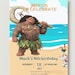 Self- Editable Moana 2 Birthday Invitation | Moana and Simea Birthday ...