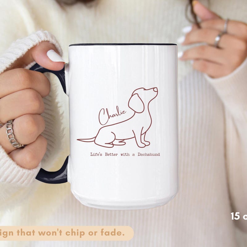 Dachshund Mugs Ceramic - Etsy