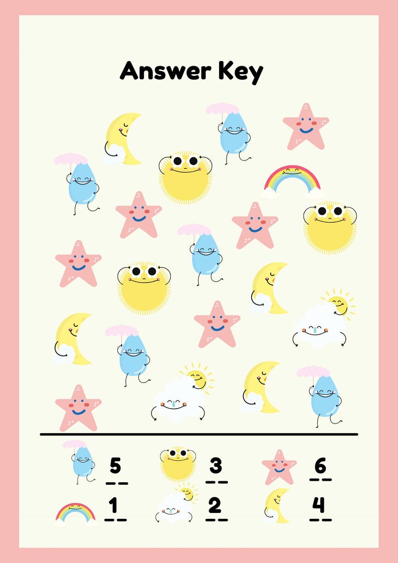 Colourful Counting Worksheet I Spy With My Little Eye Activity Nursery, EYFS, Early Years, KS1 ...