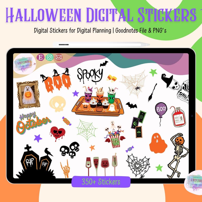 Halloween Stickers - Etsy