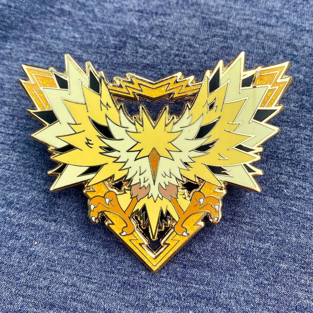 Zapdos Enamel Pin - Etsy