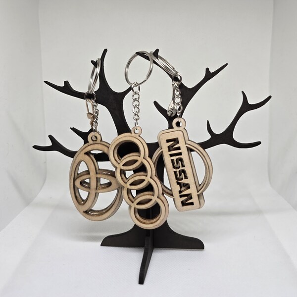 Wooden Toyota Keychain - Etsy