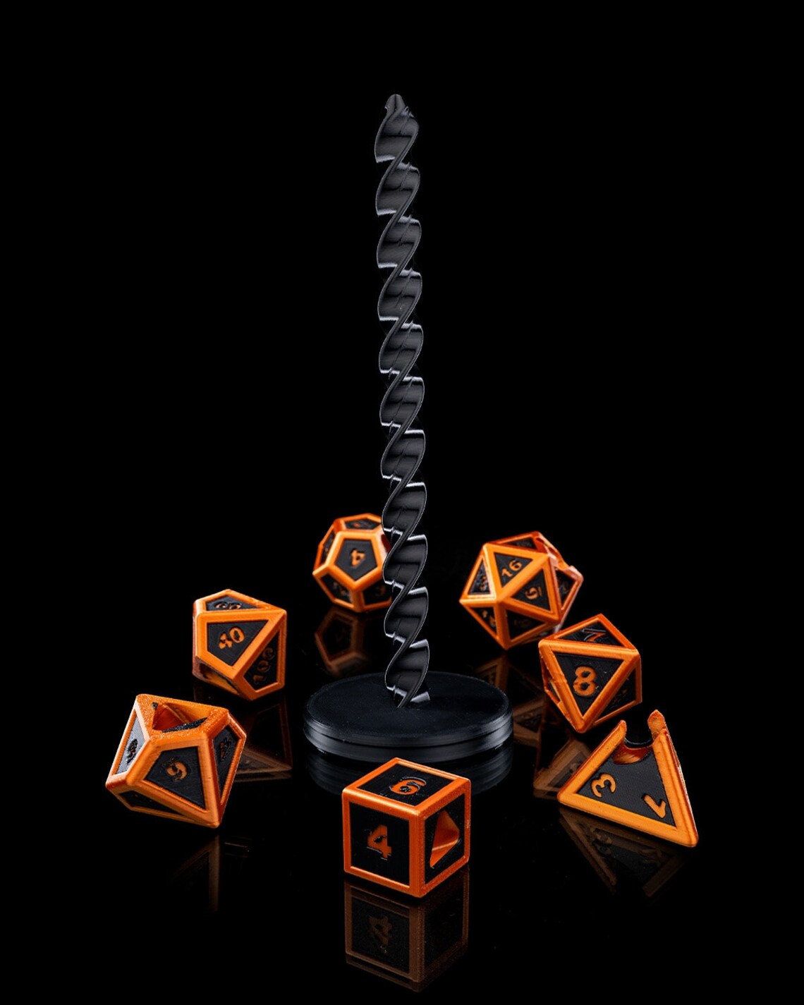 Spiral Dice Display Tower Interactive Fidget Toy & Desk Decor - Etsy