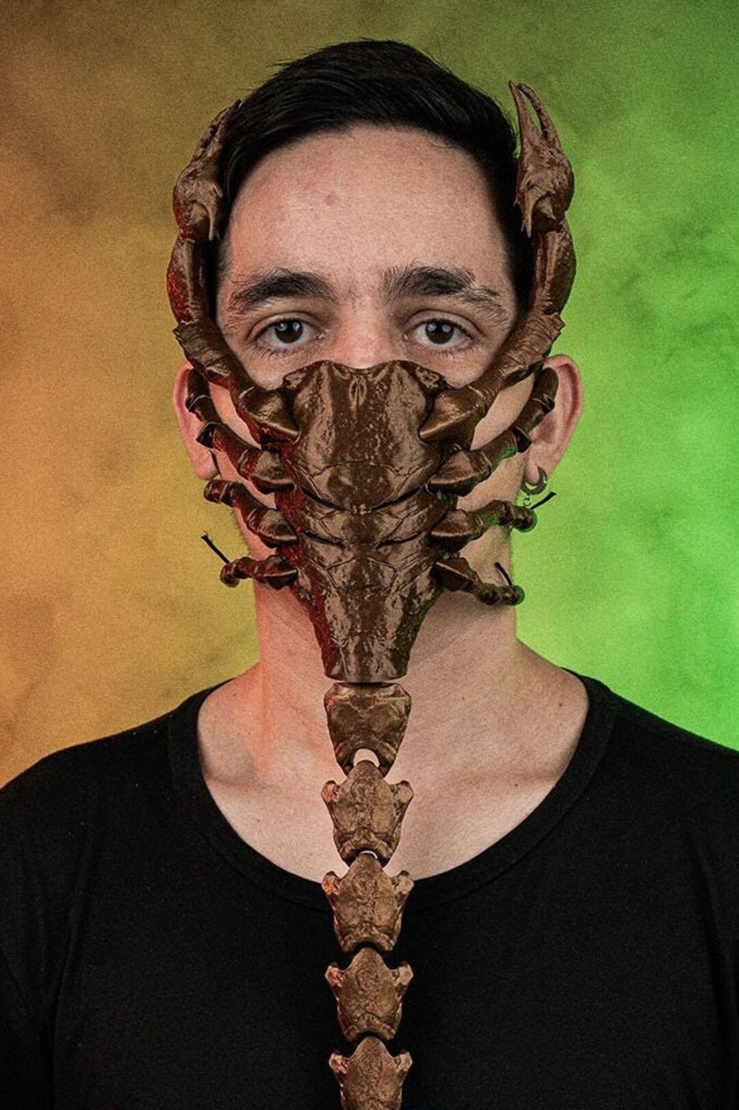 Scorpion Facehugger Mask Unique Cosplay and Halloween Costume Accessory ...