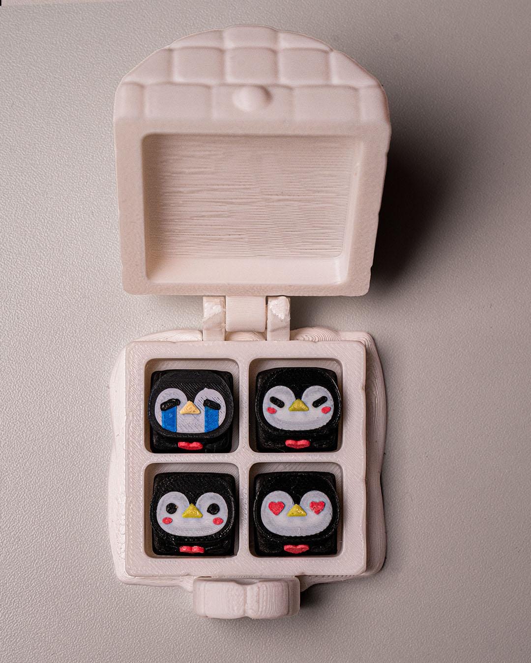 Igloo Keycap Storage Box Adorable Arctic-themed Organizer for Artisan Keycaps - Etsy