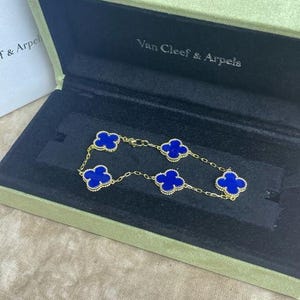 Van Cleef Alhambra Bracelet Gold Etsy