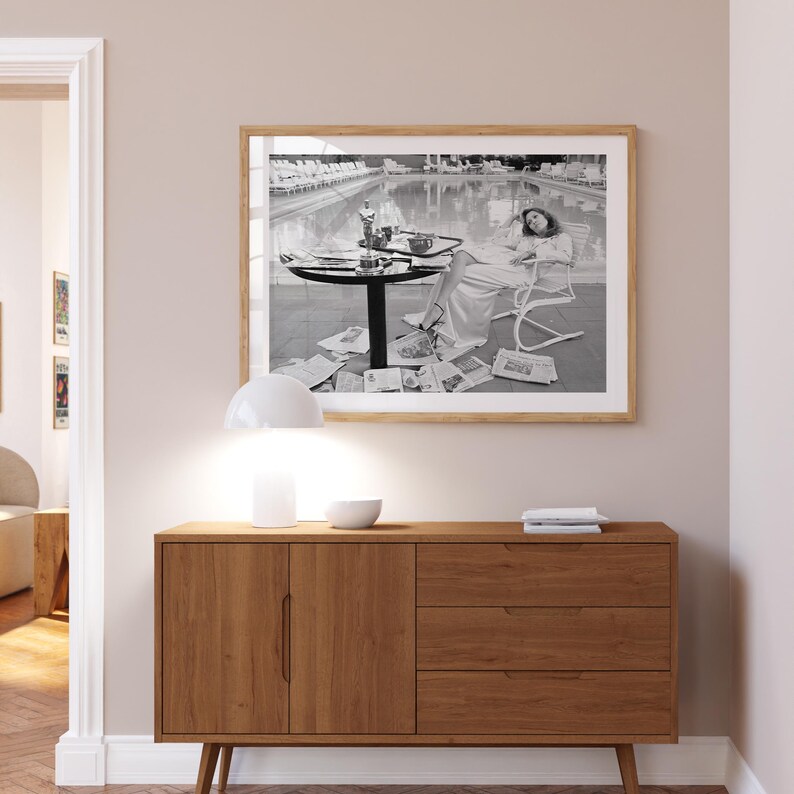 Faye Dunaway Poster, American Actress, Fan Poster, Black and White Wall ...