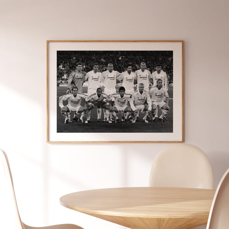 Los Galacticos Poster, Real Madrid Football Team, Los Blancos, FIFA ...