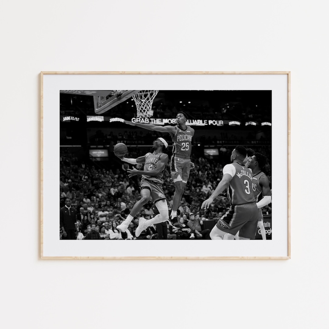 Shai Gilgeous-alexander Poster, SGA, NBA All Star, Canadian National ...