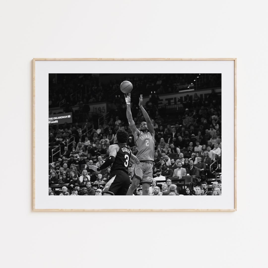 Shai Gilgeous-alexander Poster, SGA, NBA All Star, Canadian National ...