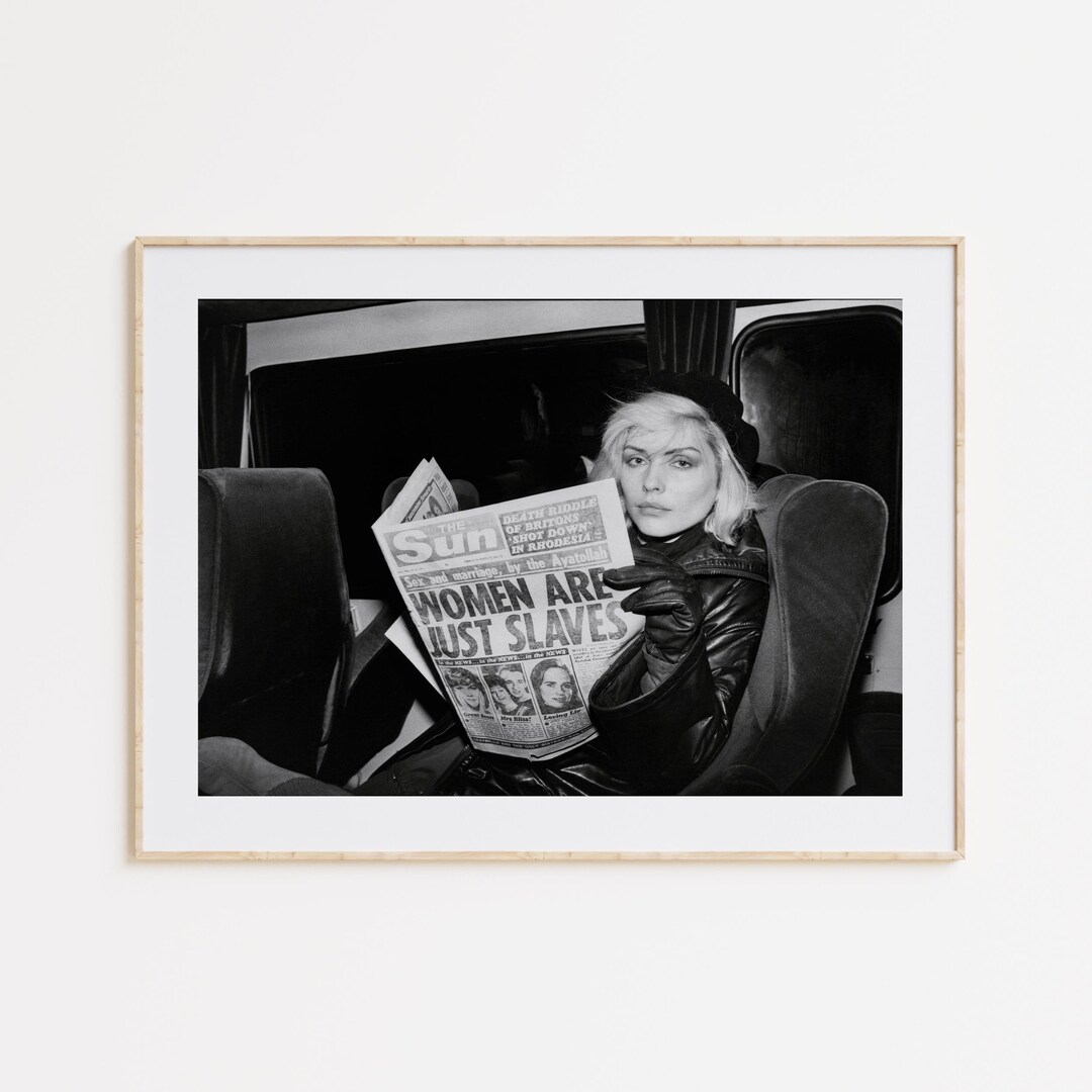 Debbie Harry, Fan Poster, Black and White Wall Art,vintage Wall Art ...
