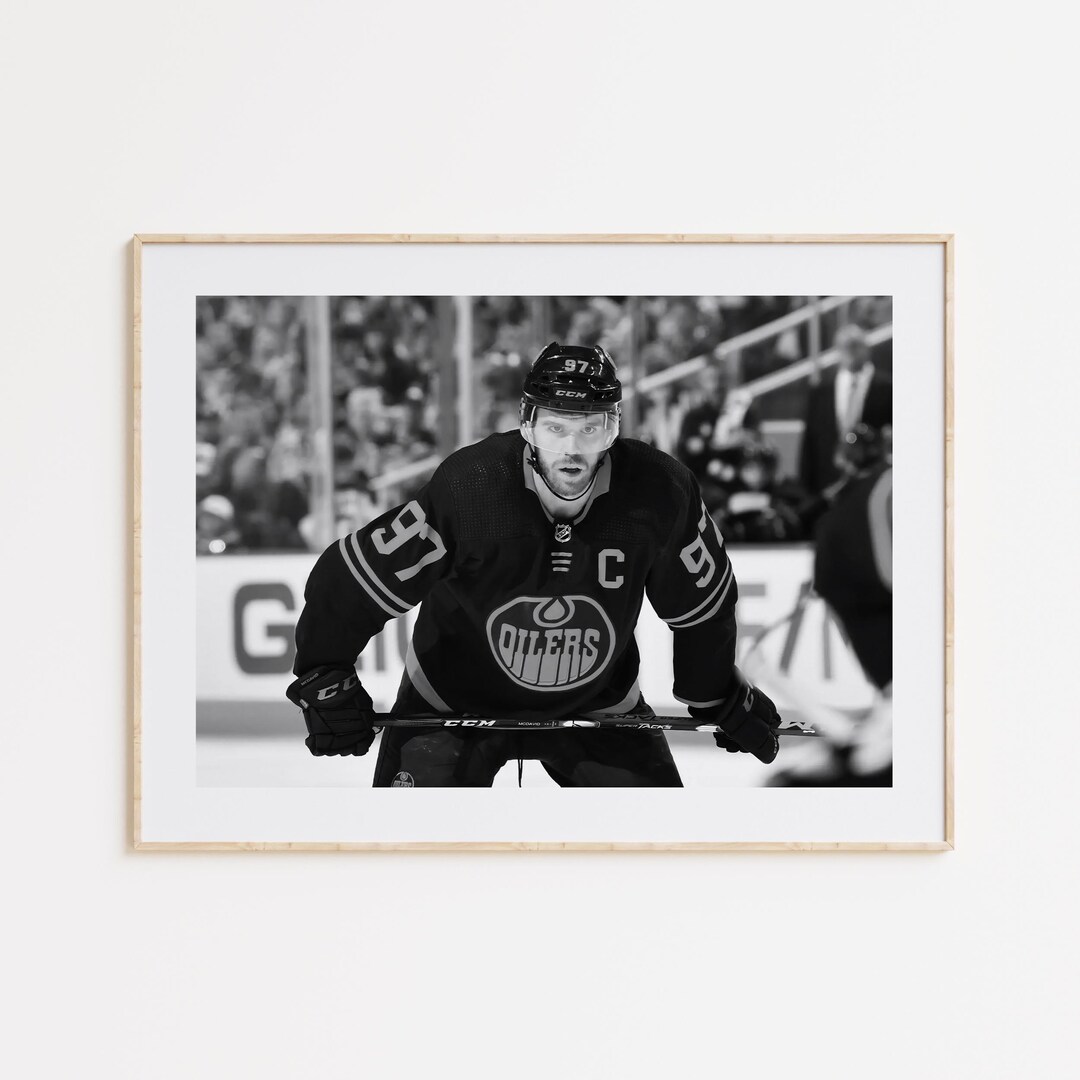 Connor Mcdavid Print, Edmonton Oilers, Canadian Ice Hockey Player, Most ...