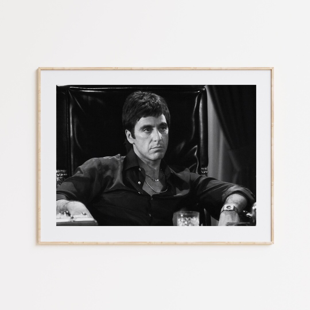 Al Pacino Print, Al Pacino, Alfredo James Pacino, Fan Poster, Black and ...