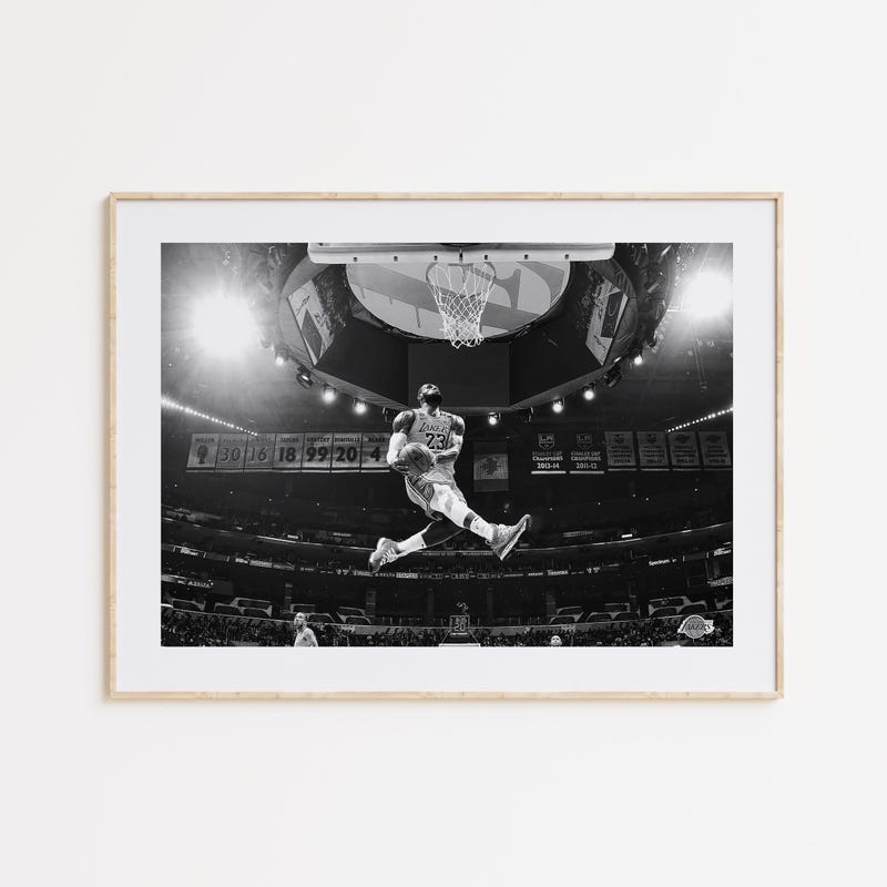 Lebron Block Poster - Etsy