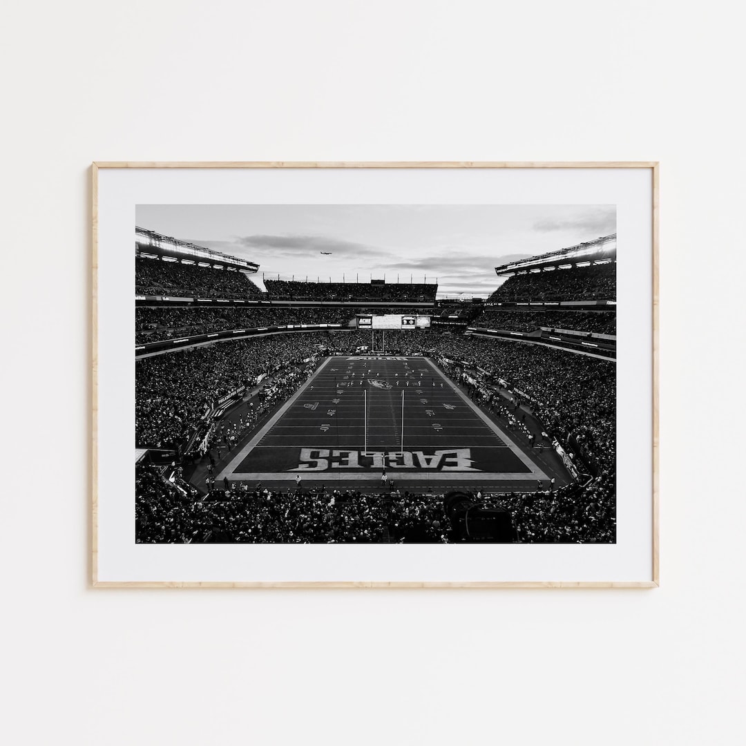 Lincoln Financial Field Print, Philadelphia Eagles, NFL Print, Fan ...
